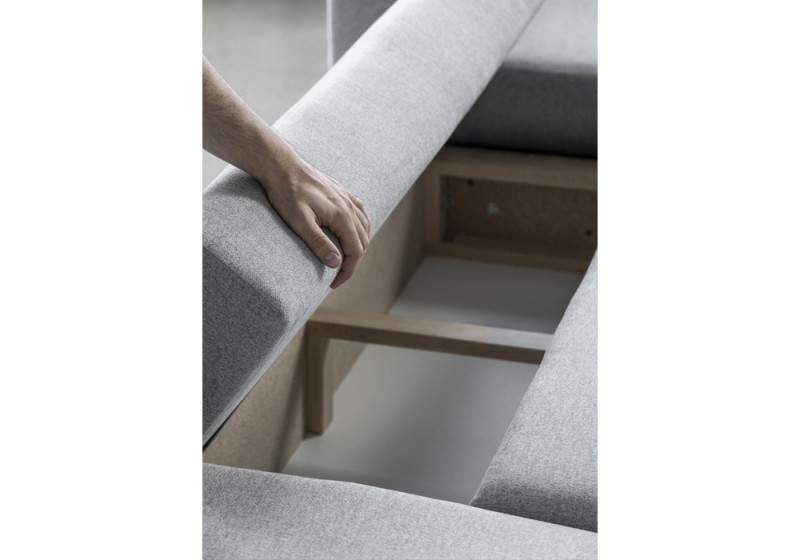 Scandic Lagom Corner Sofa Bed U Shape