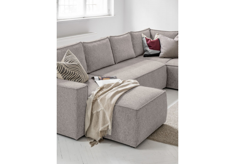 Brave Dave Corner Sofa Bed U Shape chenille