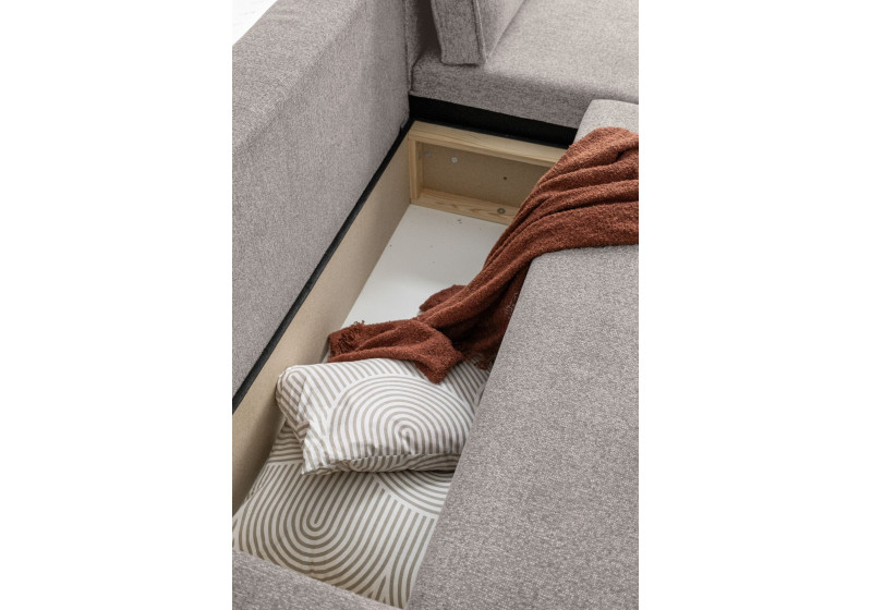 Brave Dave Corner Sofa Bed chenille