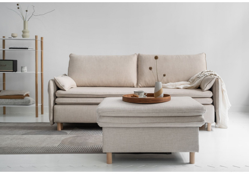 Simon Pouf Premium Easy-Clean