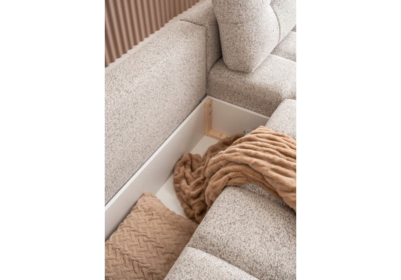 LULU Modular Corner Sofa Bed S-MAX with Armrest