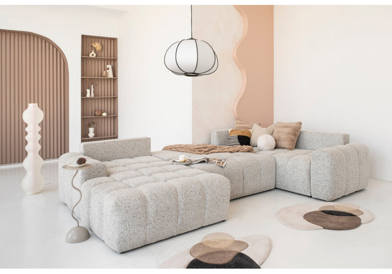 LULU Modular Corner Sofa Bed U with Armrest