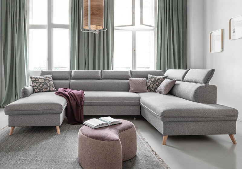 Sweet Harmony Corner Sofa Bed U Shape