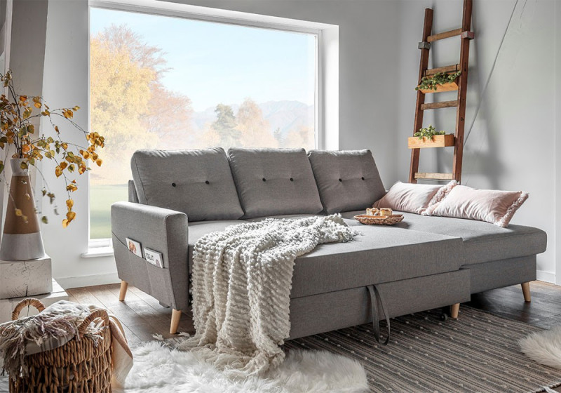 Friendly Lars Corner Sofa Bed